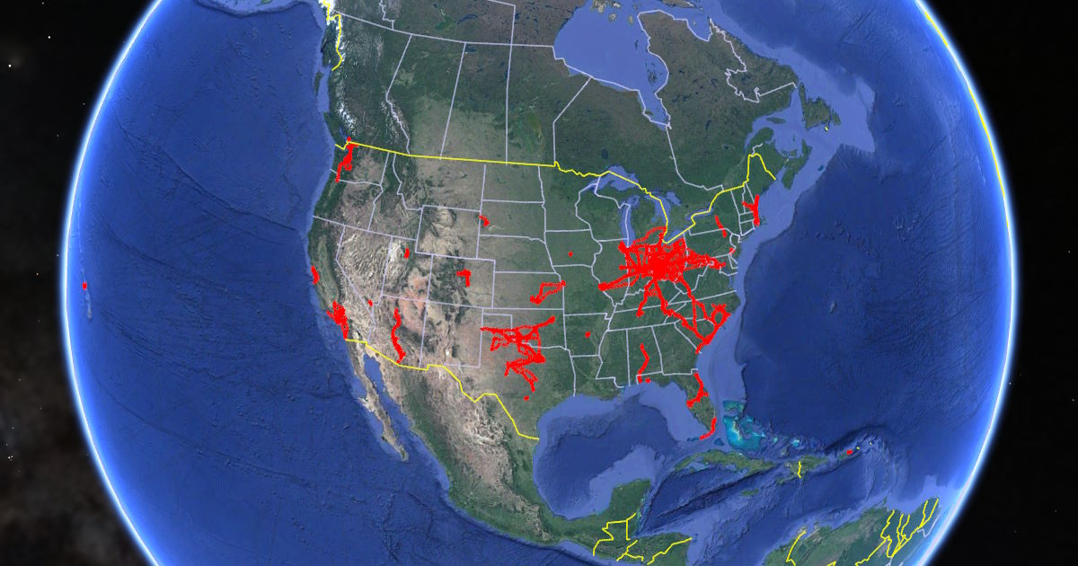 Driving Log Version 1.0: A Collection of KMZ Files | Paul Bogard
