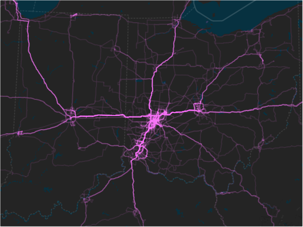 Driving Density Maps | Paul Bogard